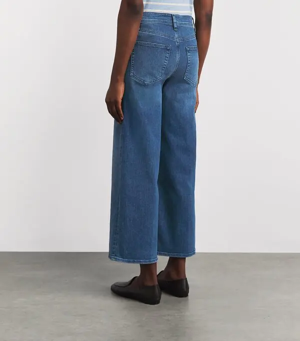 FRAME Le Slim Palazzo High-rise Wide-leg Jeans