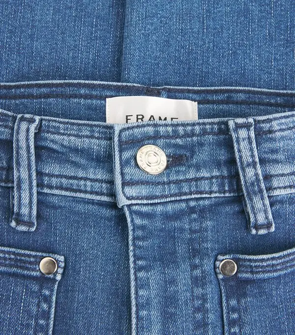 FRAME Le Slim Palazzo High-rise Wide-leg Jeans