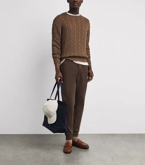 Polo Ralph Lauren Tech Knit Sweatpants - Brown
