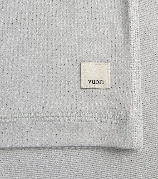 Vuori Tradewind Performance 2.0 Crewneck T-shirt - Grey
