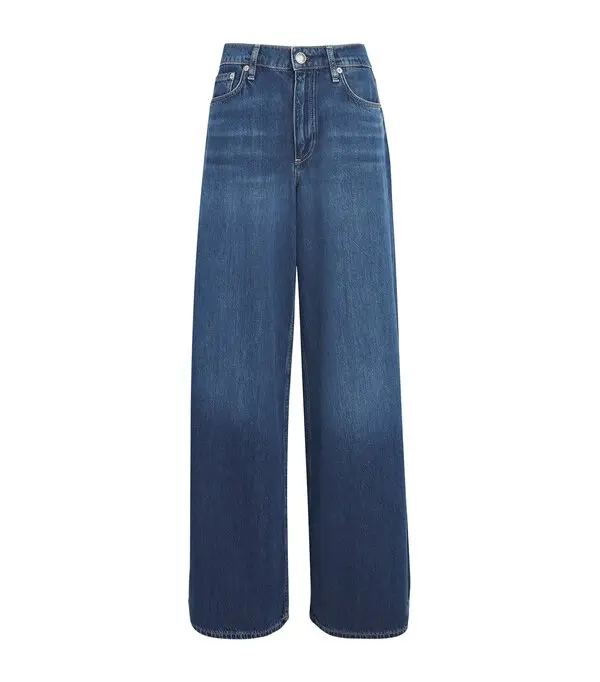 Rag & Bone Sofie Wide-leg Jeans In Featherweight Denim