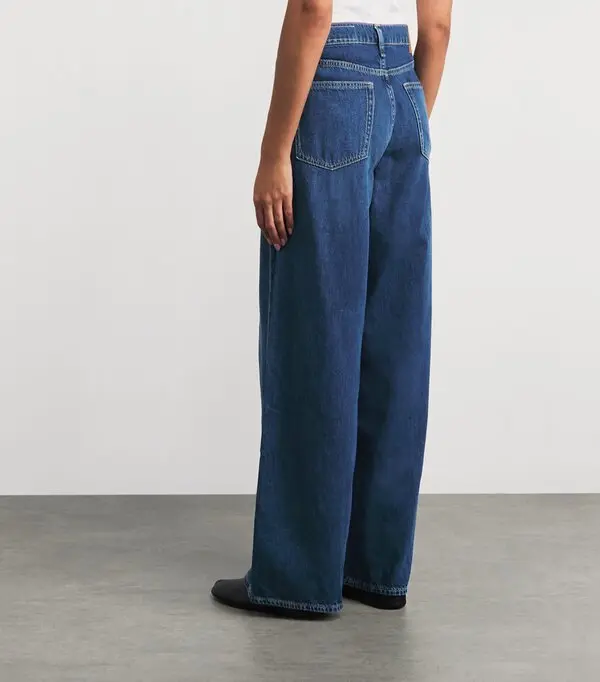 Rag & Bone Sofie Wide-leg Jeans In Featherweight Denim