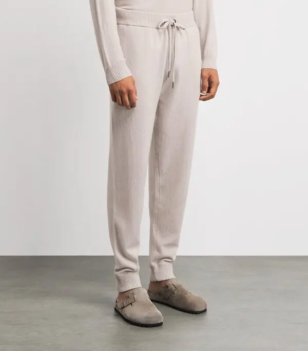 Derek Rose Cashmere Finley Sweatpants - Neutral
