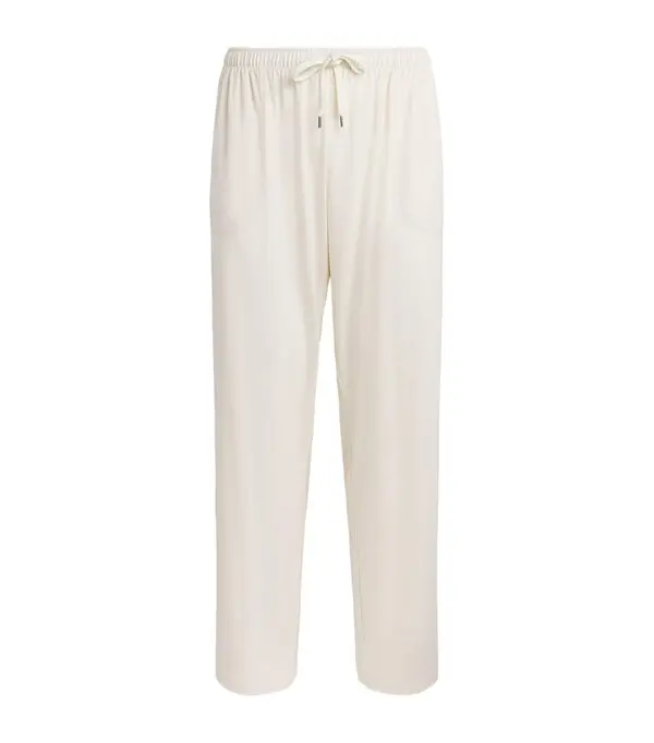 Derek Rose Basel Lounge Trousers - Neutral