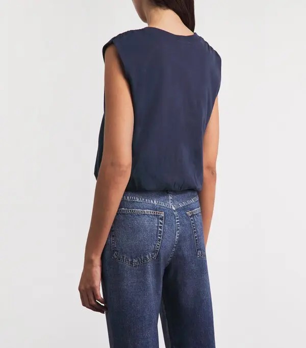 Rag & Bone Mica Bubble Hem Crop Top