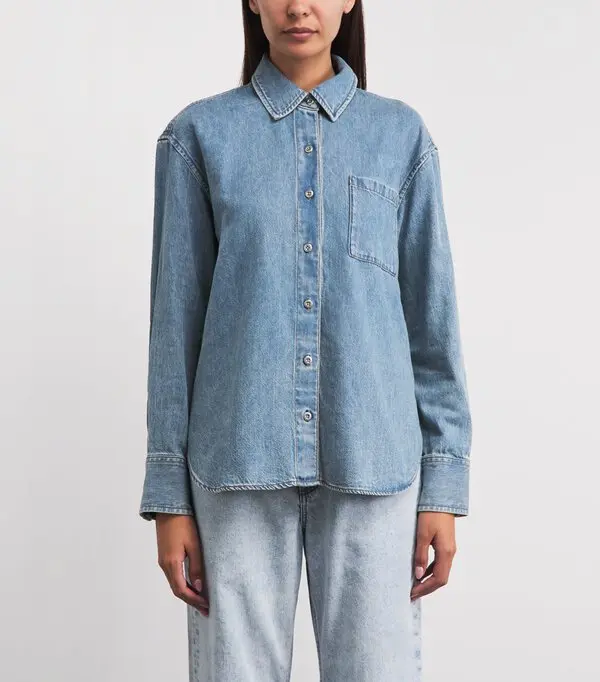 Rag & Bone Connie Denim Shirt - Blue