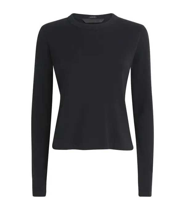 MOTHER Cotton Ribbed Long-sleeve T-shirt
