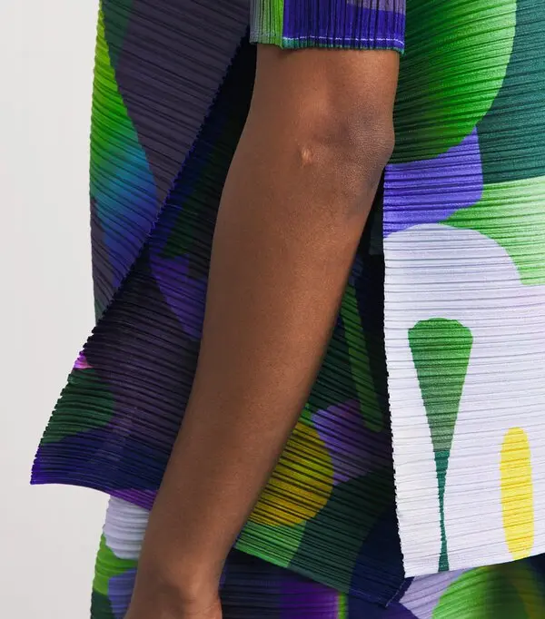 Issey Miyake Graphic Playground Print Top - Purple