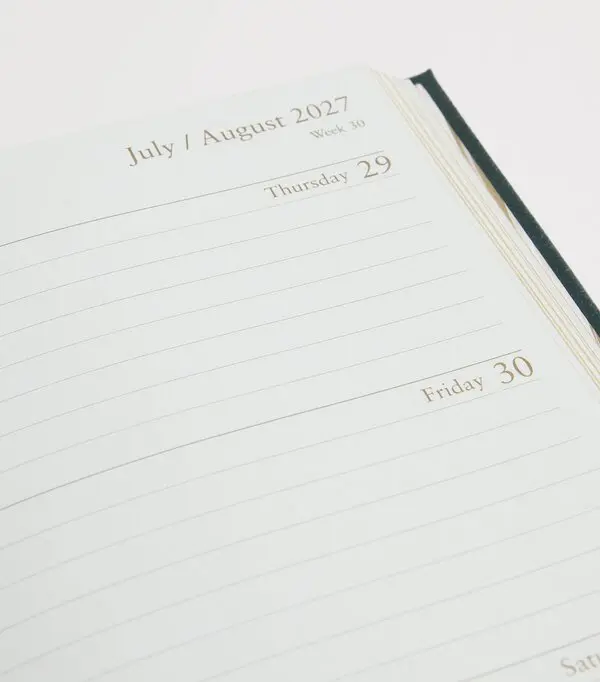 Harrods Leather A5 2027 Diary