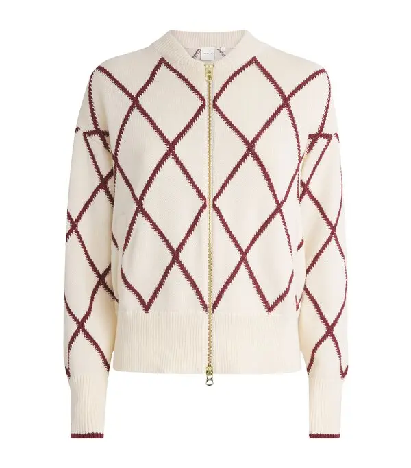 Varley Nile Zip-up Cardigan - Ivory