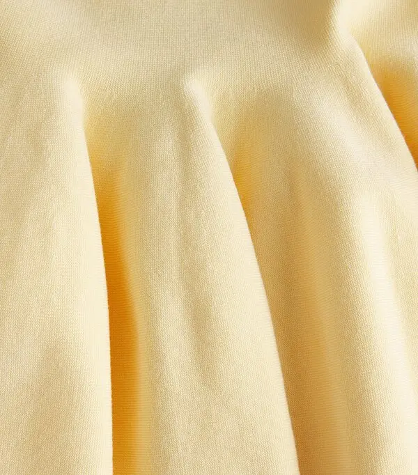 Sandro Knitted Skater Mini Skirt - Beige