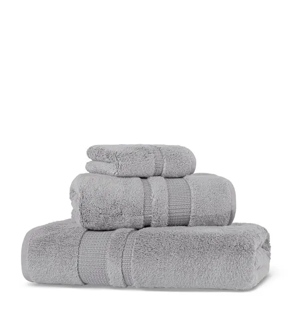 HAMAM Cotton Pera Hand Towel - Grey