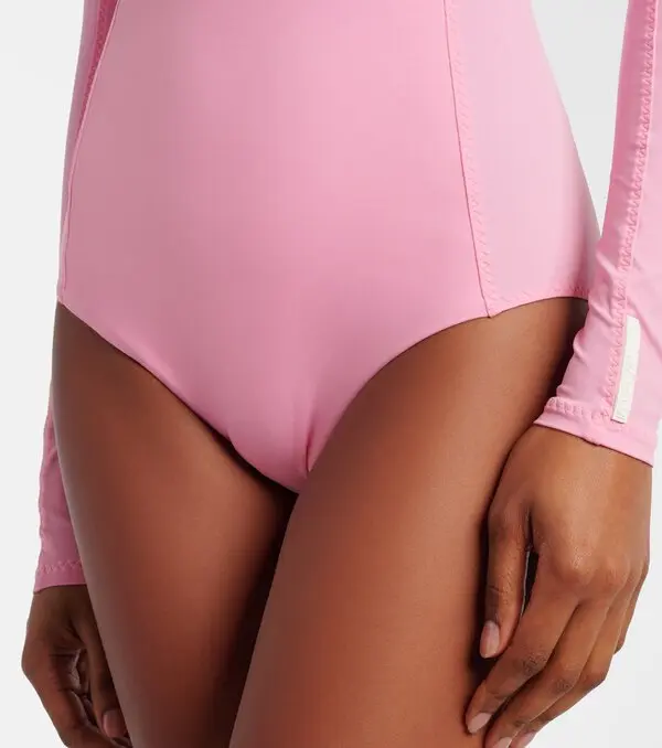 Hunza G Tyra Rashguard Swimsuit - Pink