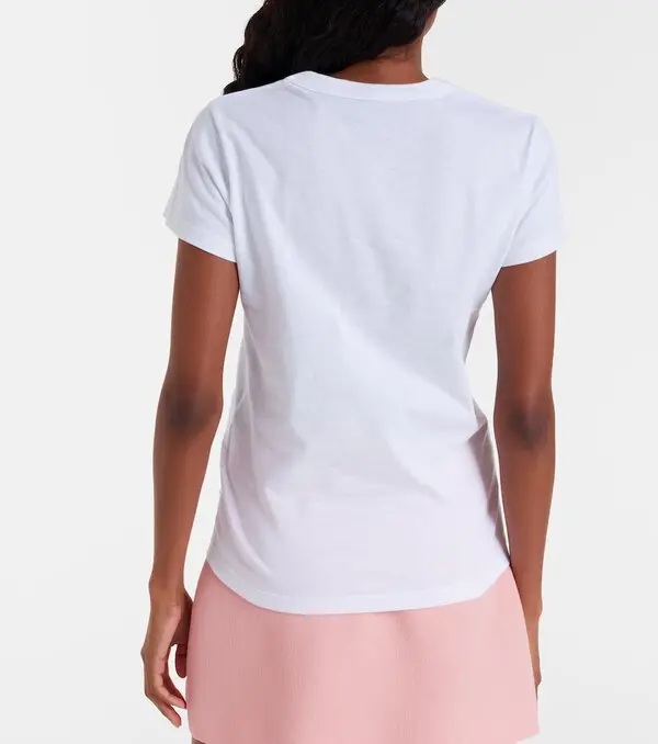 Valentino Garavani Chez 1960 Cotton T-shirt - White