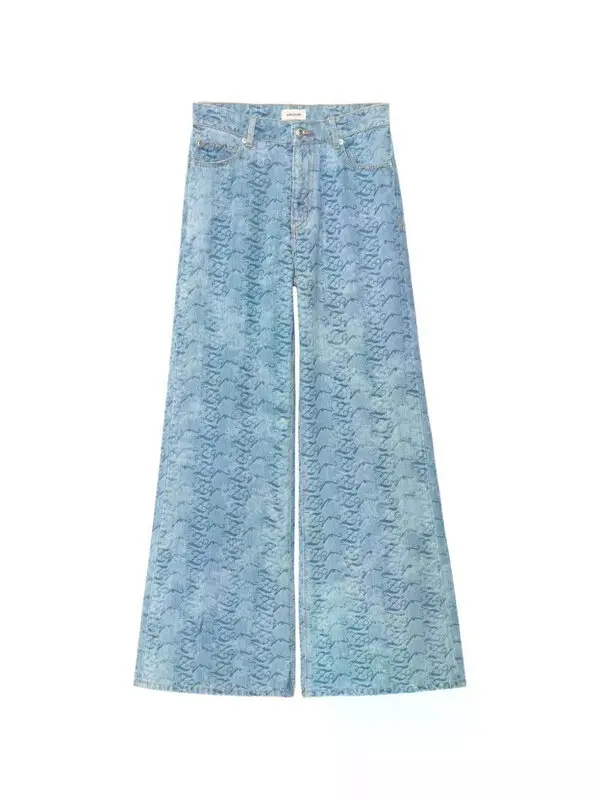 Zadig&Voltaire Eli Zv Monogram Pattern Jeans