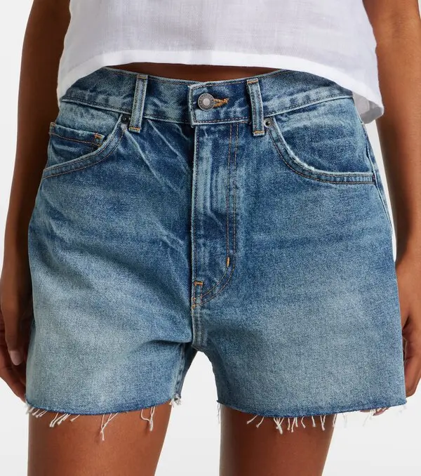 NILI LOTAN Cobain Denim Shorts - Blue