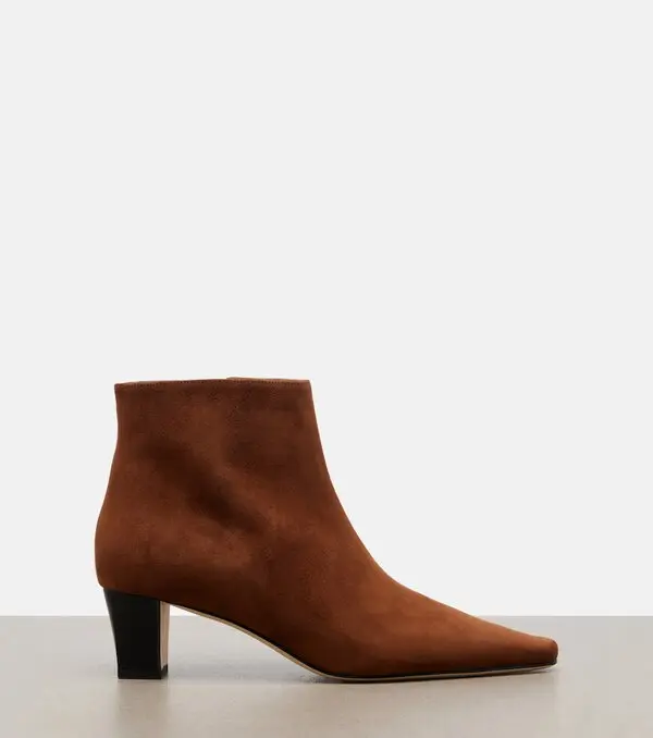 Manolo Blahnik Jaima Suede Ankle Boots