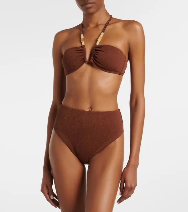 VIX PAULA HERMANNY Bela Bikini Bottoms - Brown