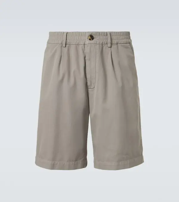 Brunello Cucinelli Cotton Gabardine Bermuda Shorts