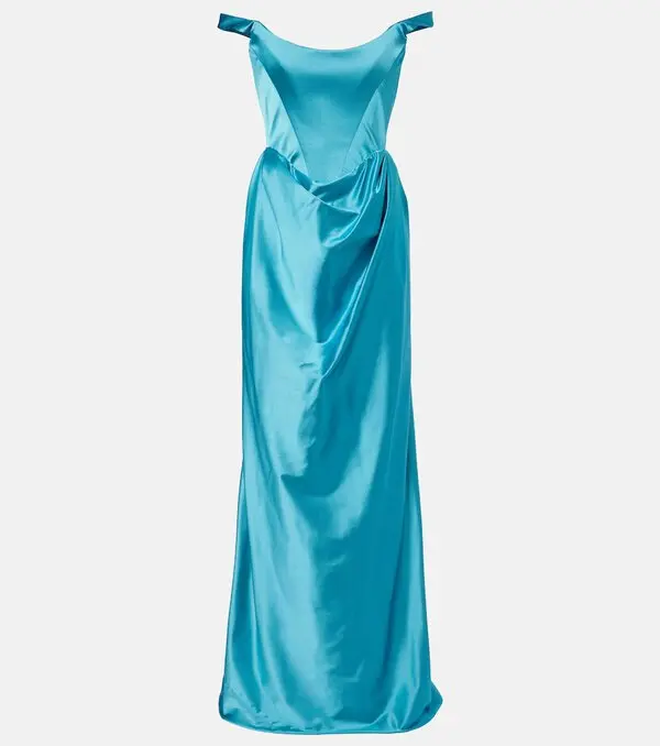 VIVIENNE WESTWOOD Nova Camille Bustier Gown - Blue