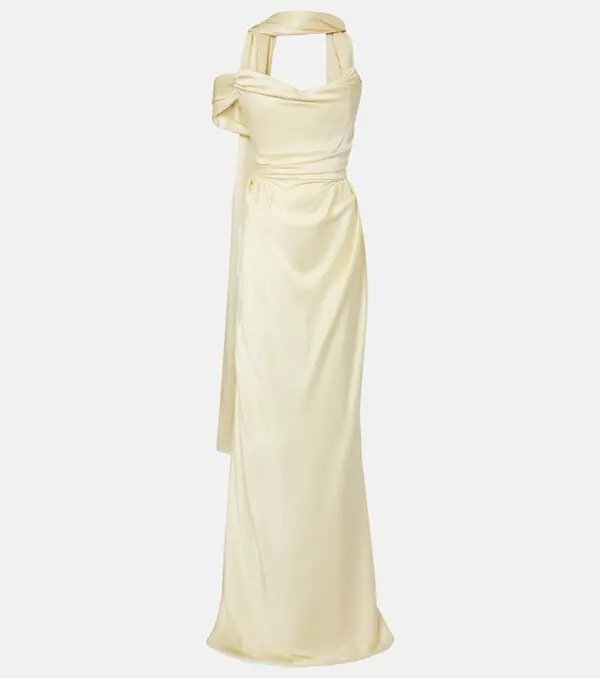 VIVIENNE WESTWOOD Nova Vixen Bustier Gown - Yellow