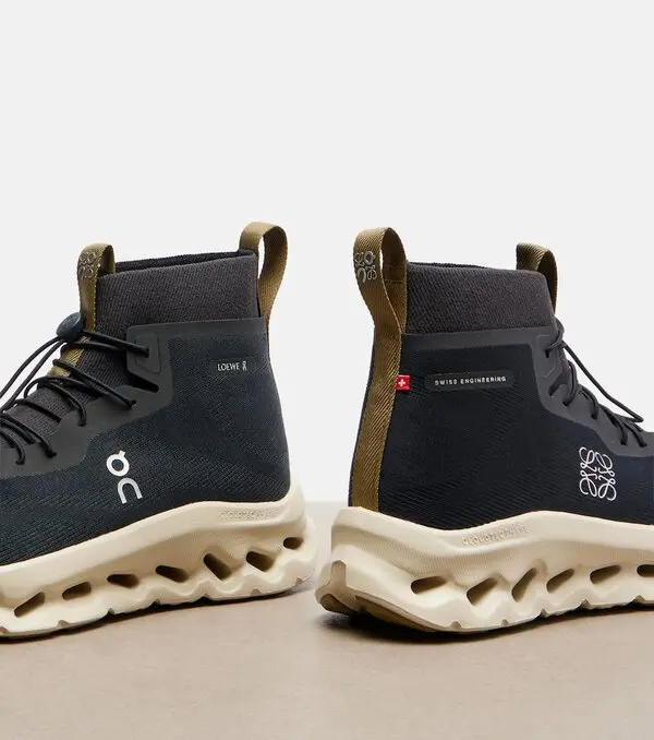 Loewe X On Cloudtilt High-top Sneakers - Black