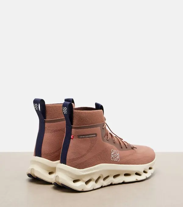 Loewe X On Cloudtilt High-top Sneakers - Brown