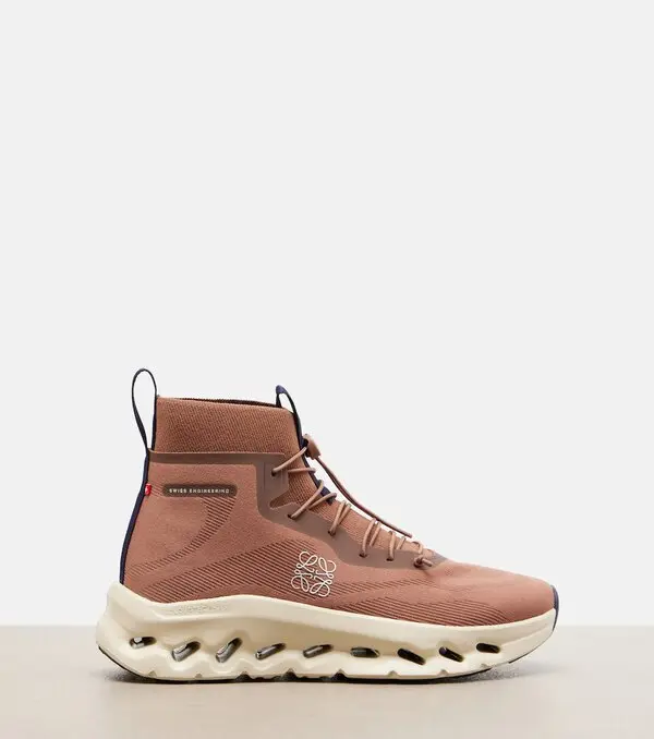 Loewe X On Cloudtilt High-top Sneakers - Brown