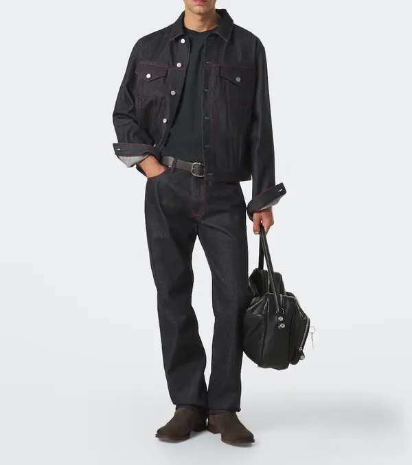 Acne Studios Logo Cotton-blend Jersey T-shirt - Black
