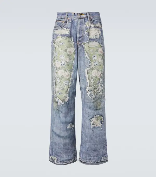 Acne Studios 1981 Trompe L’œil Wide-leg Jeans - Blue
