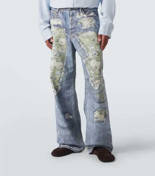 Acne Studios 1981 Trompe L’œil Wide-leg Jeans