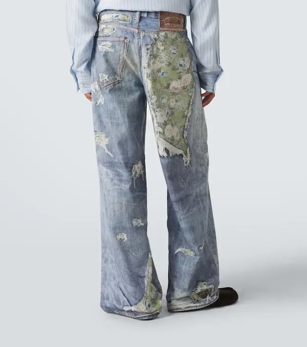 Acne Studios 1981 Trompe L’œil Wide-leg Jeans