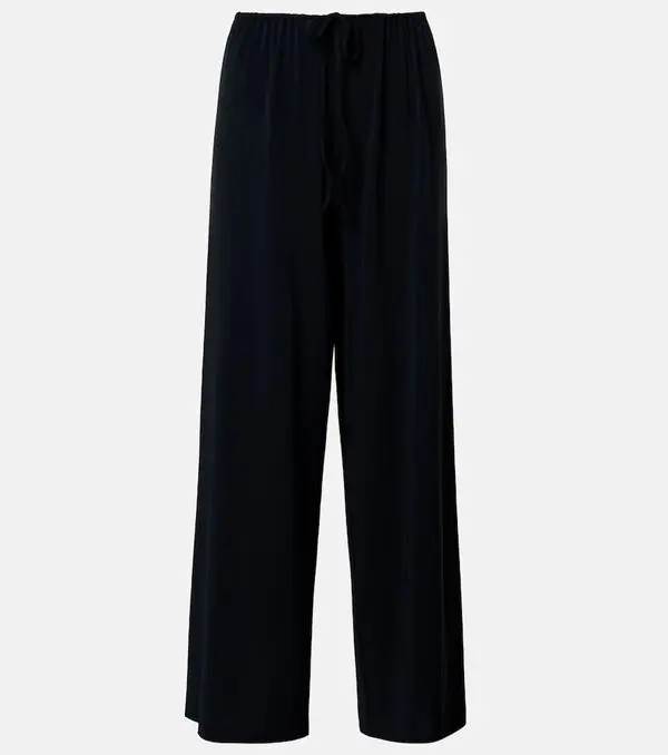ERES Zelie Jersey Wide-leg Pants - Black