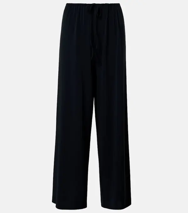 ERES Zelie Jersey Wide-leg Pants - Black