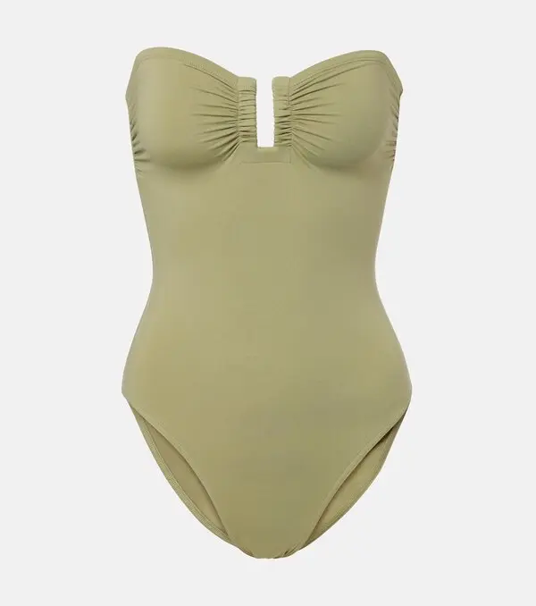 ERES Cassiopeee Gathered Swimsuit - Green