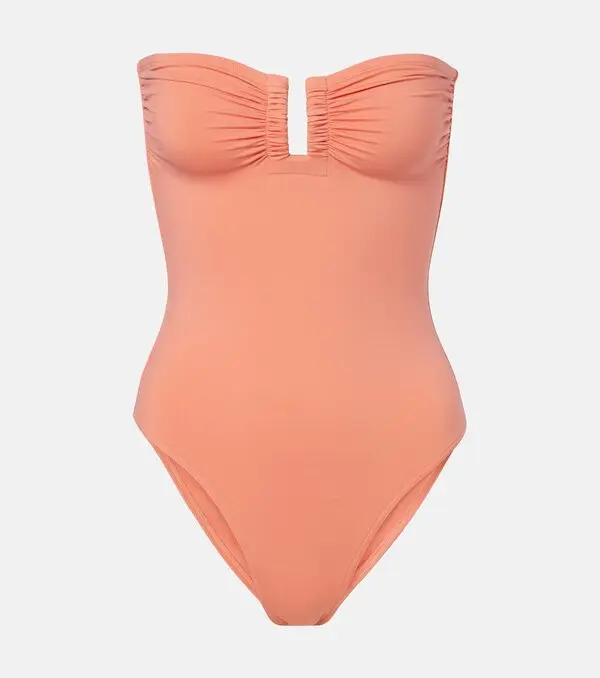 ERES Cassiopée Gathered Swimsuit - Pink