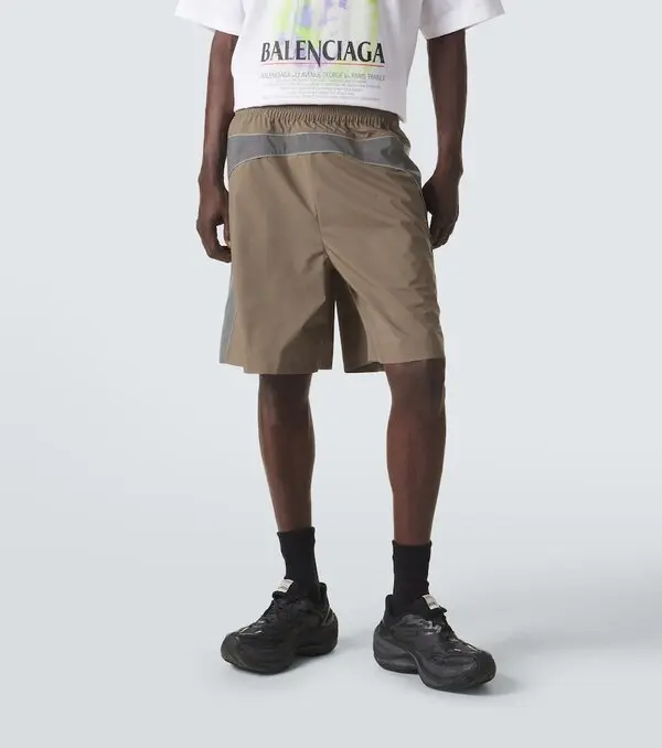 Balenciaga Colorblocked Technical Shorts