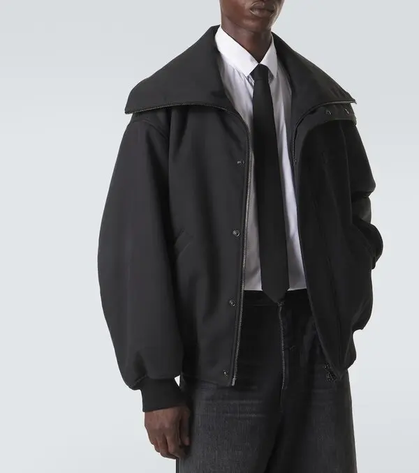 Balenciaga Wool Neck Tie