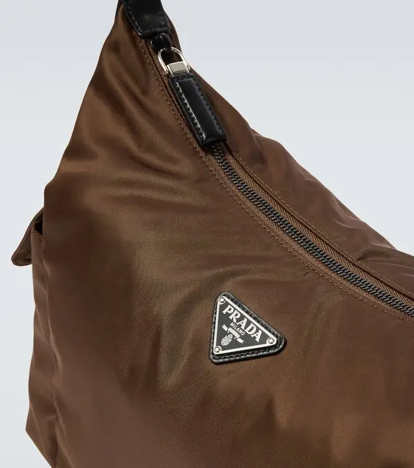 Prada Re-nylon Shoulder Bag - Brown