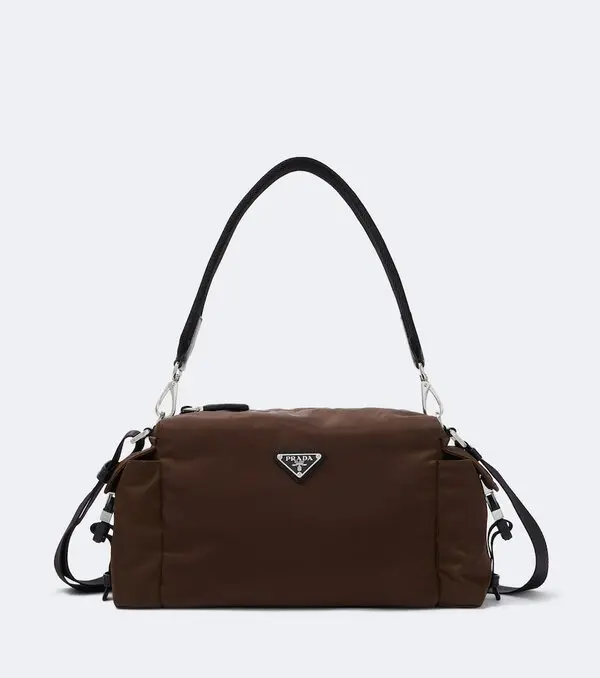 Prada Re-nylon Shoulder Bag - Brown