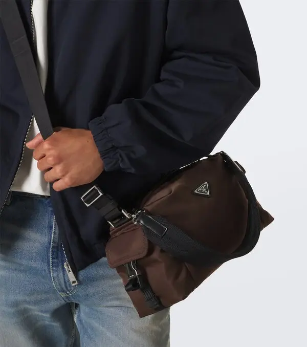 Prada Explore Re-nylon Shoulder Bag - Brown