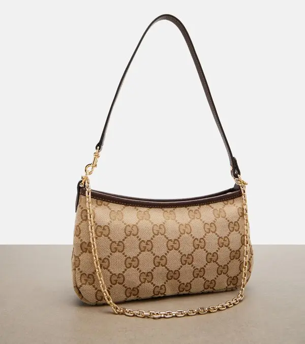 Gucci Gg Canvas Small Shoulder Bag - Beige