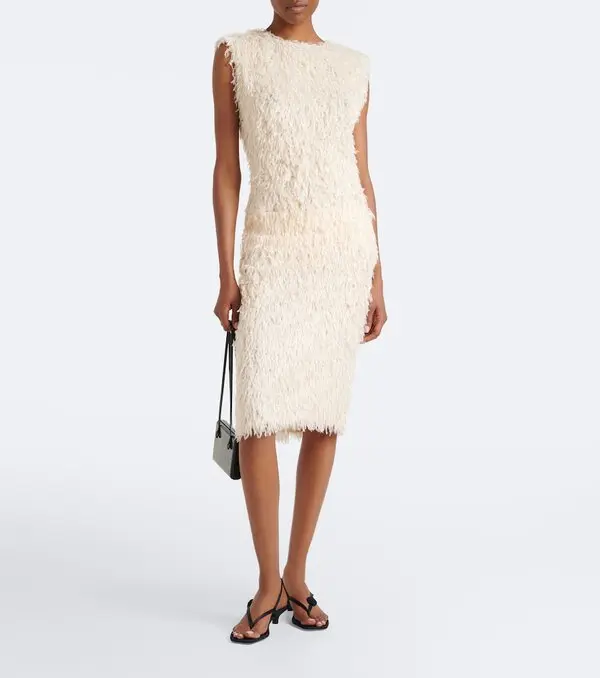 TOTEME High-rise Pencil Skirt - Beige