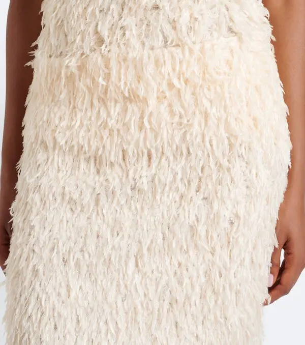TOTEME High-rise Pencil Skirt - Beige
