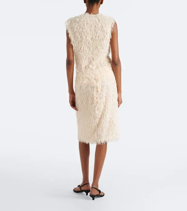 TOTEME High-rise Pencil Skirt - Beige