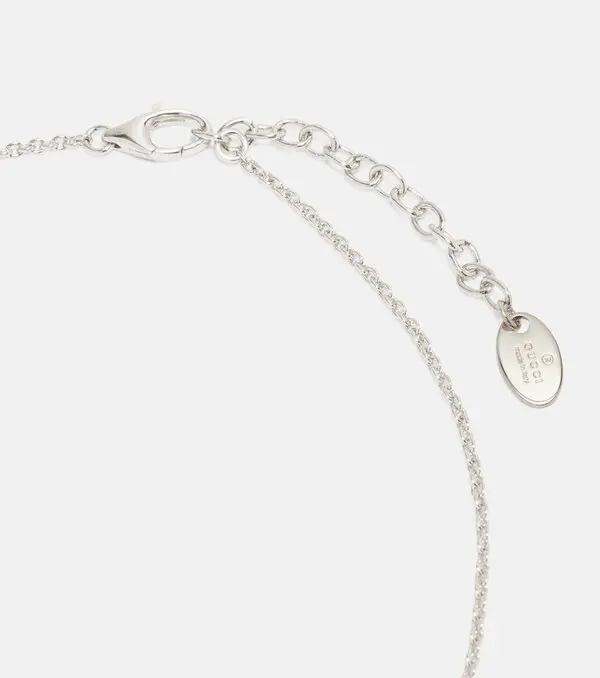 Gucci Interlocking G Embellished Pendant Necklace