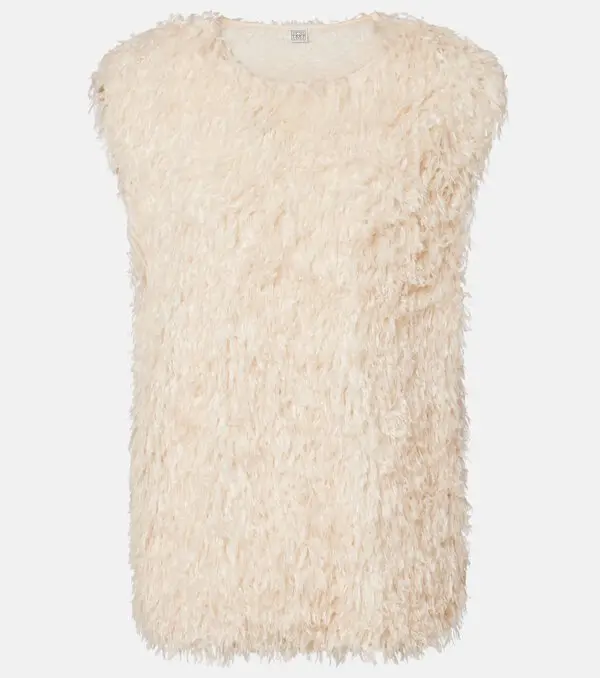 TOTEME Crewneck Textured Top