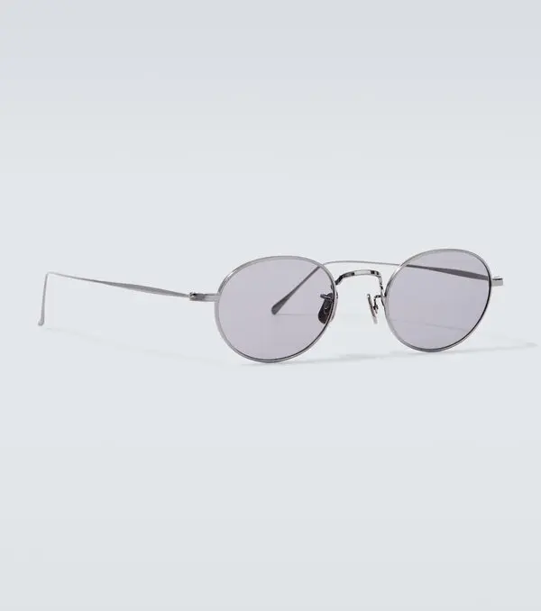 Auralee X Eyevan 003 Oval Sunglasses - Silver