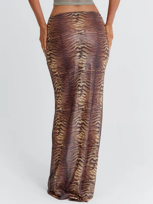 OUTCAST Resan Tiger Maxi Skirt