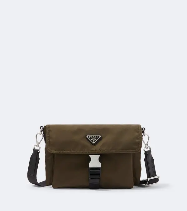 Prada Re-nylon Phone Pouch - Green